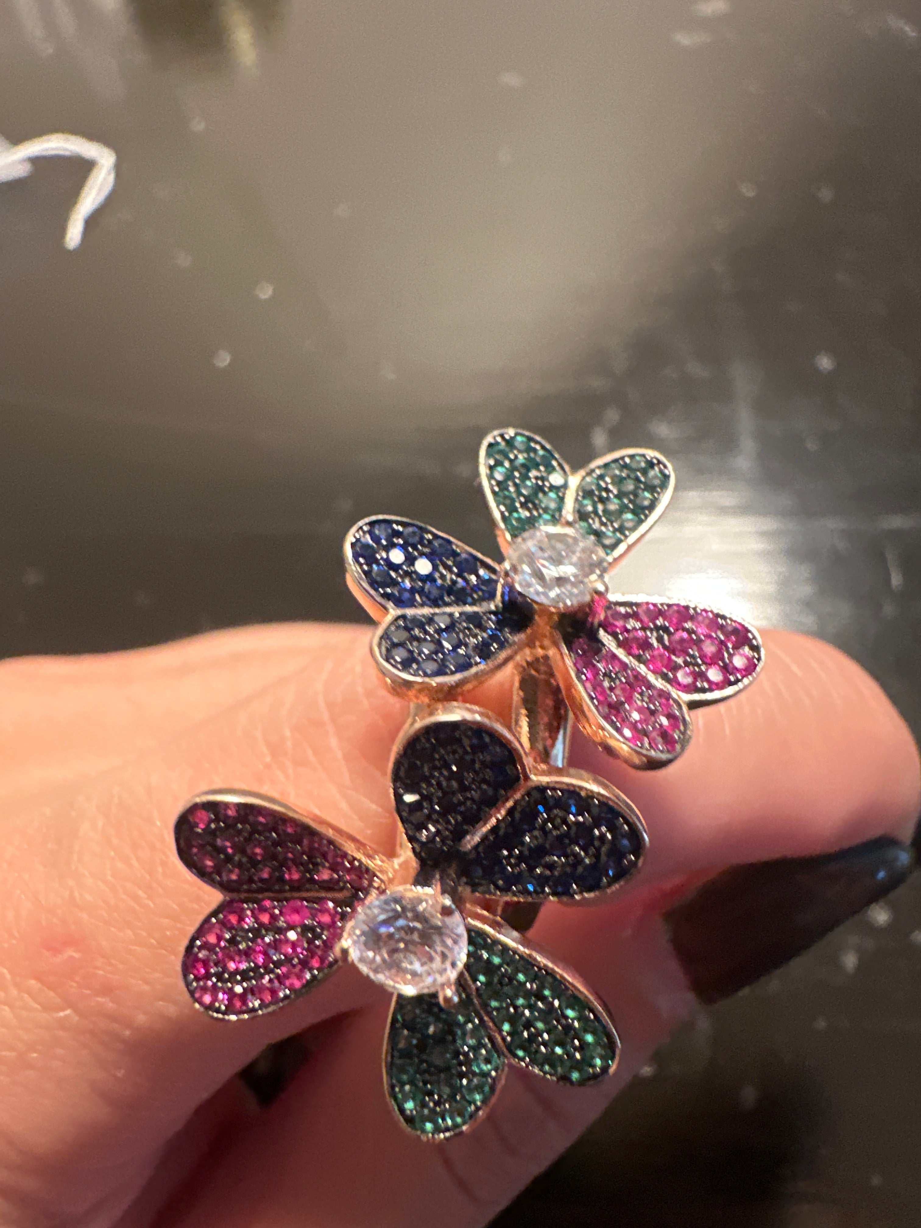 Conniehionidis flower ring – Hawkeye Vintage